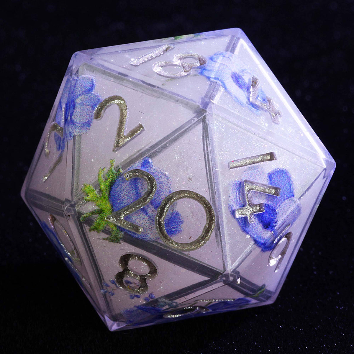 D&D Fairy Garden Dice - 9pc Moonlight Polyhedral Set