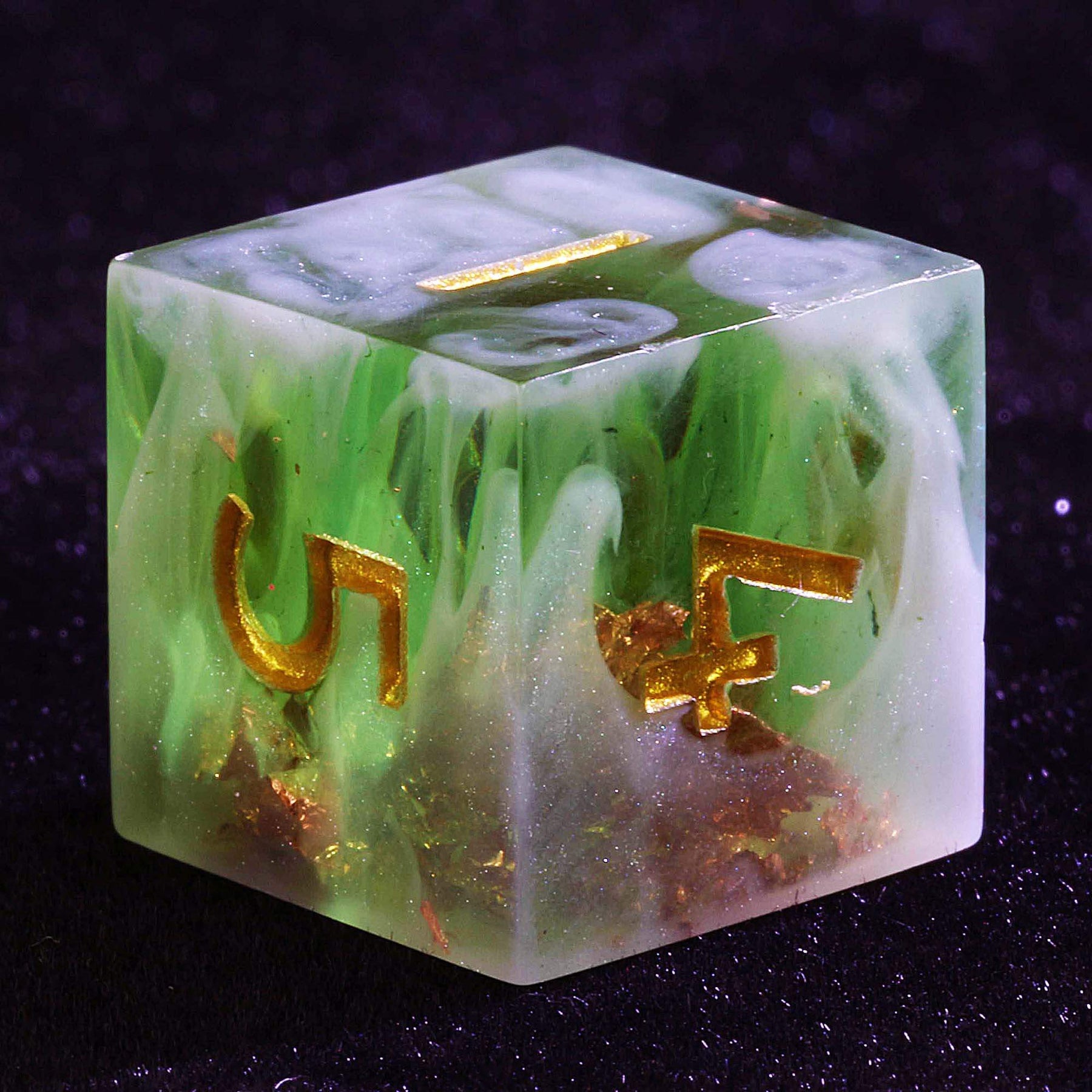 Emerald Dragon D&D Dice - 9pc Polyhedral Set