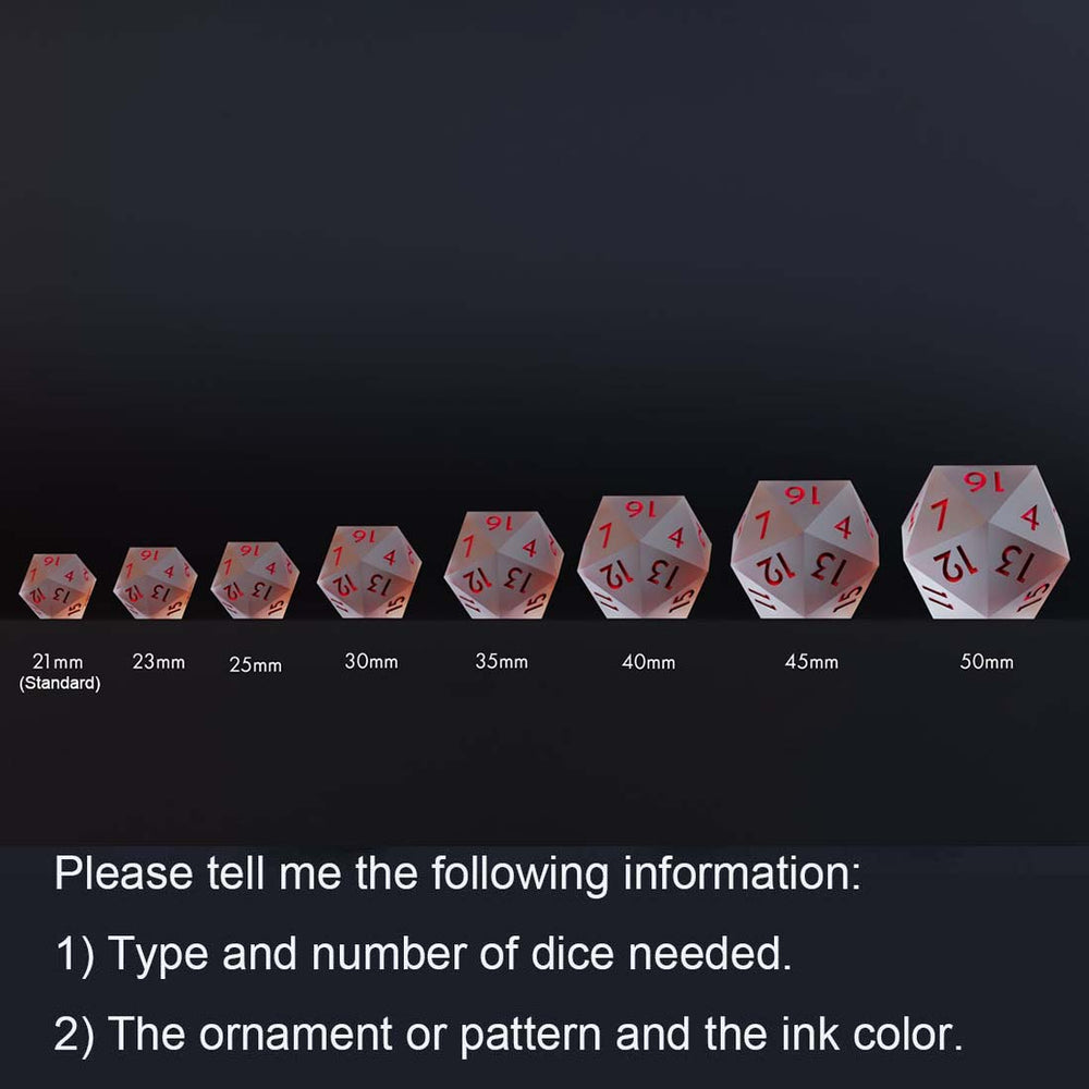 Custom DnD Dice Sets | Unique D&D Dice for Tabletop RPGs