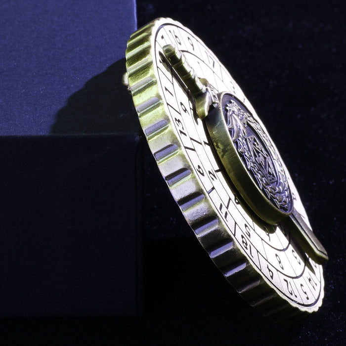 Dragon and Sword 7 in 1 Roulette Metal DND Dice Fidget Spinner Gyroid