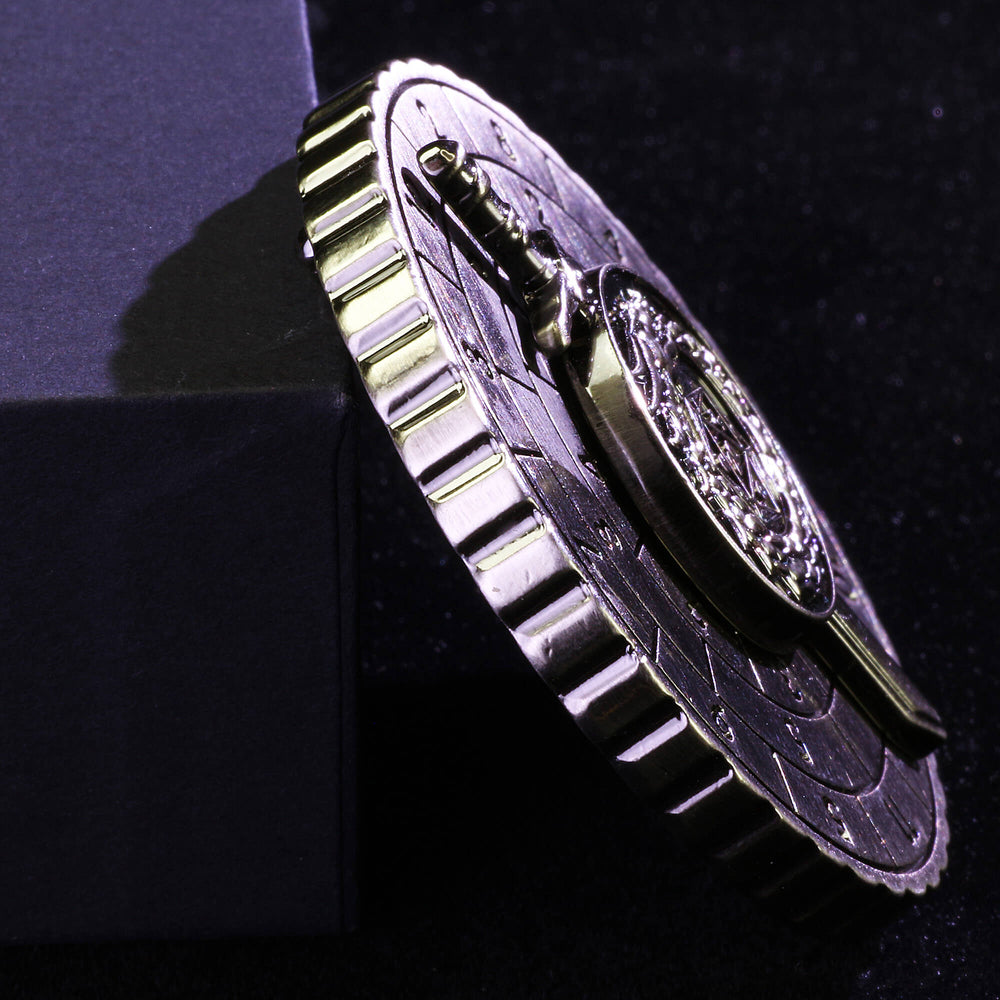 Dragon and Sword 7 in 1 Roulette Metal DND Dice Fidget Spinner Gyroid