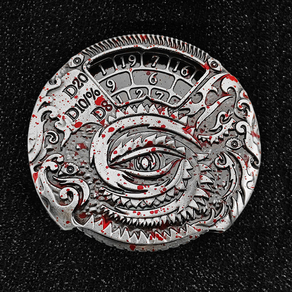 Flying Dragon Roulette Metal DND Dice Fidget Spinner Gyroid Dice