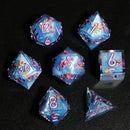 Fuji Lake Polyhedral Resin D&D Dice Set | Dice of Dragons