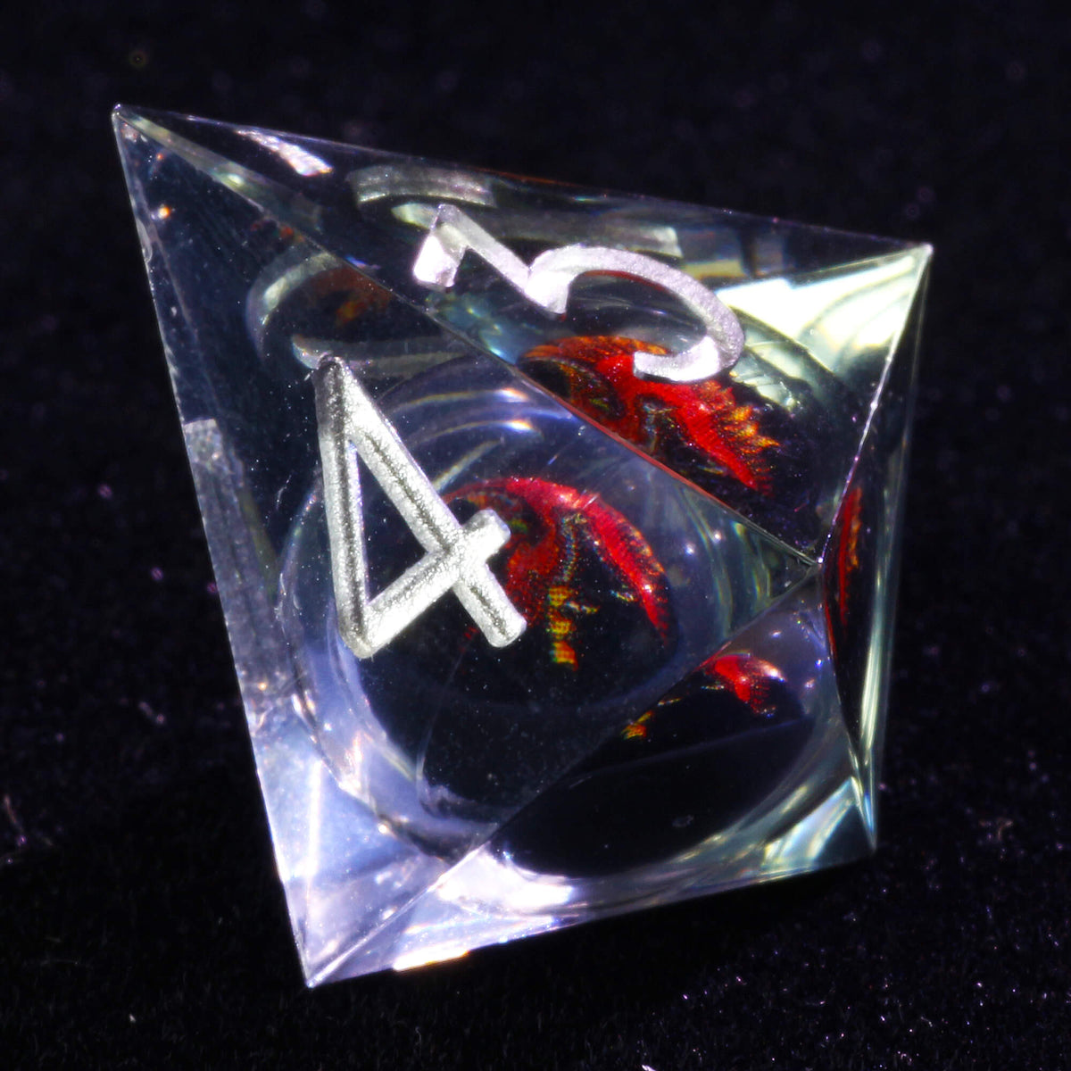 Gaming 7 Polyhedral Dragon Liquid Core DnD Dice Sets | Roleplay Dice
