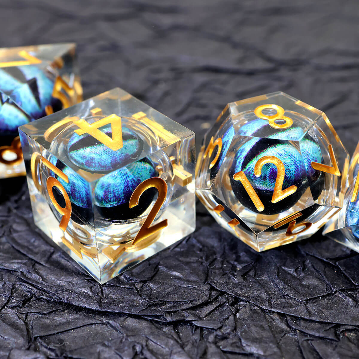Dragon Eye 7-Piece DND Dice Set | Dice of Dragons